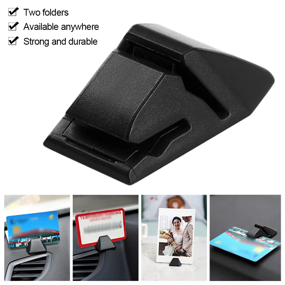 Auto Fastener Card Bill Holder Mount Portable Car Parking Card Clamp ...