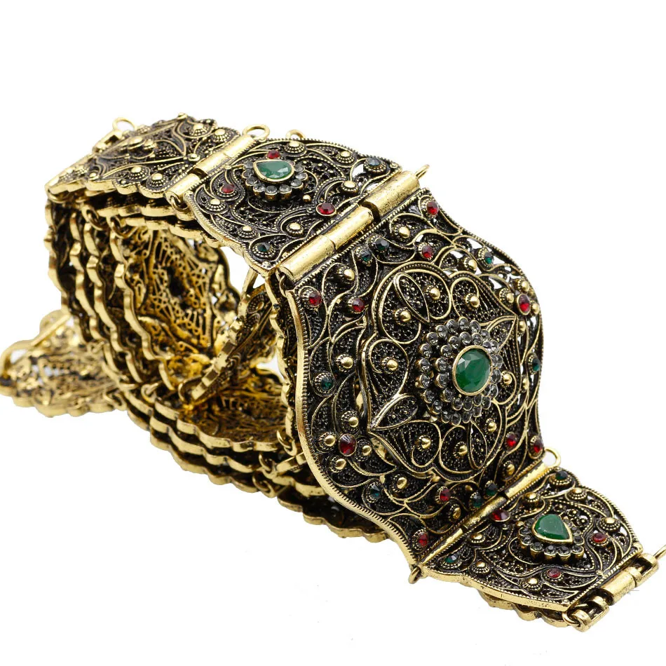 Neovisson Antique Gold Color Belt for Women Wedding Dress Body Jewelry ...
