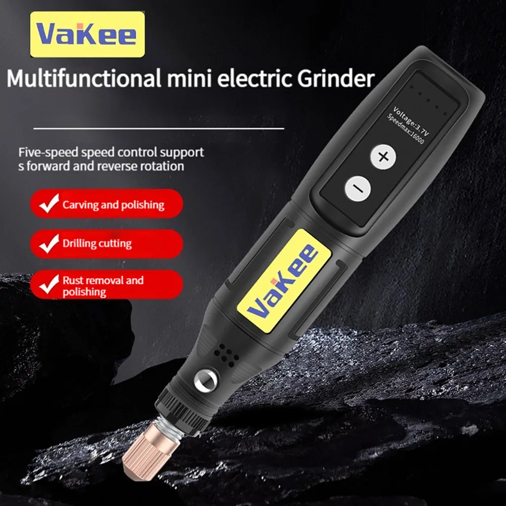 Usb Wireless Grinder With Battery Grinding Pen Mini Electric Drill ...