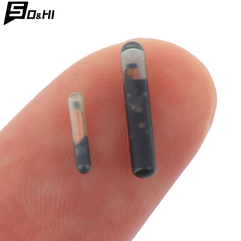 125KHZ/134.2KHZ 2.12*12mm/1.25*7mm Microchip Animal RFID Tag With ...