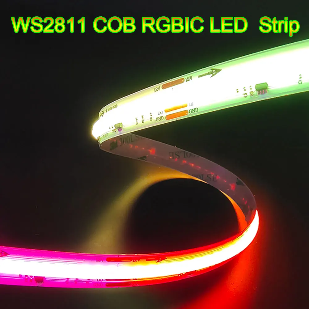 WS2811-COB-RGB-IC-LED-Light-Strip-DC12V-24V-RGB-Pixel-Addressable-720 ...