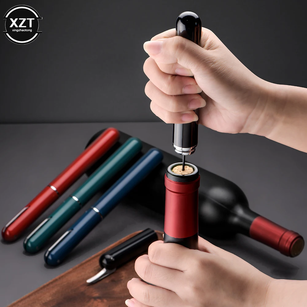 Air-Pressure-Needle-Corkscrew-Pen-Shaped-Air-Pump-Wine-Corkscrew ...