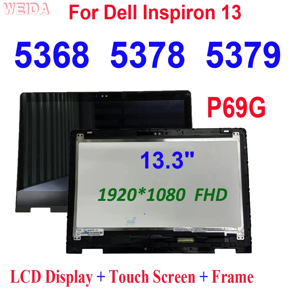 13-3-LCD-For-Dell-Inspiron-13-5368-5378-5379-P69G-P69G001-LCD-Display ...