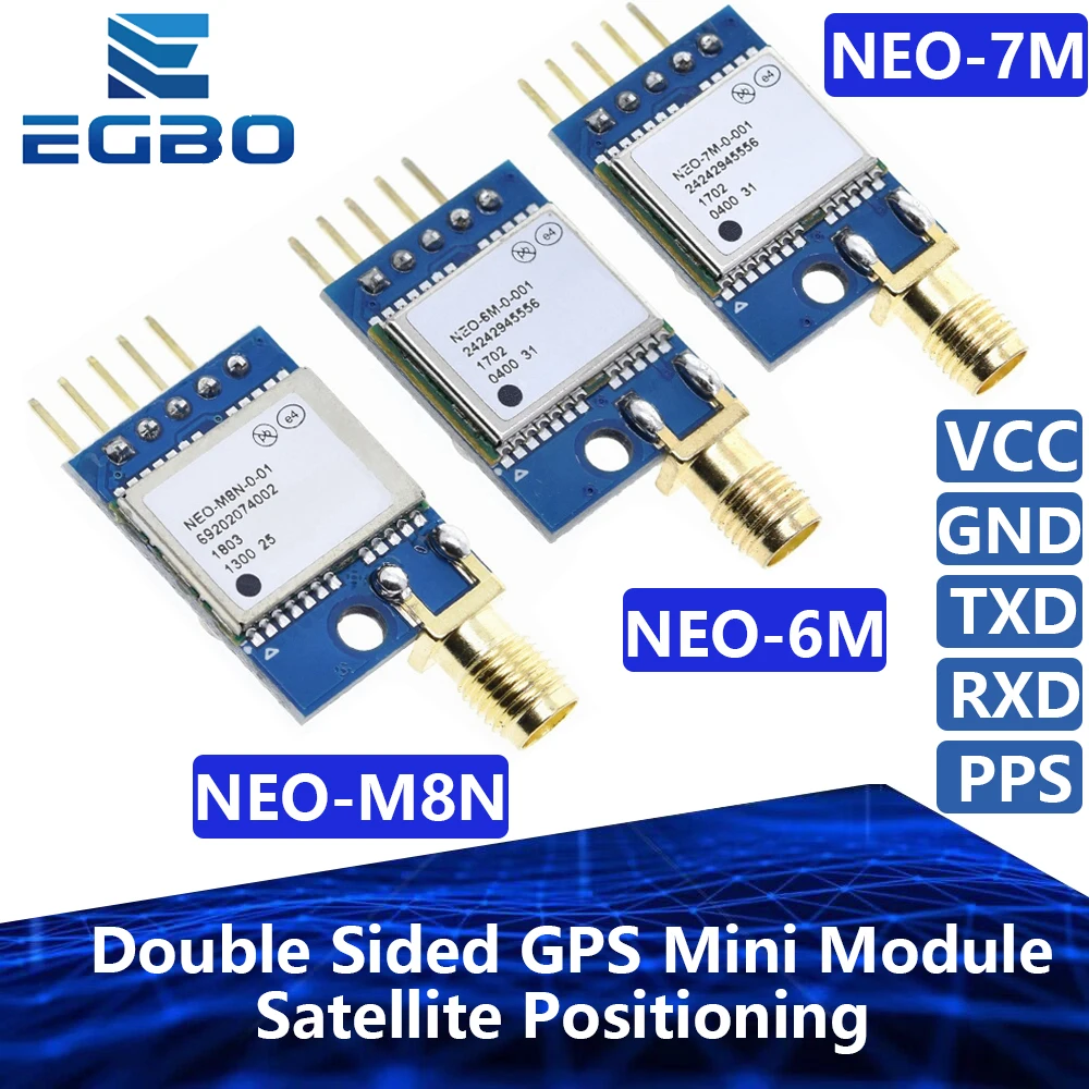 Neo 6m Neo 7m Neo m8n 양면 GPS 미니 모듈 위성 포지셔닝 마이크로 컨트롤러, 아두이노용 Scm MCU 개발 ...