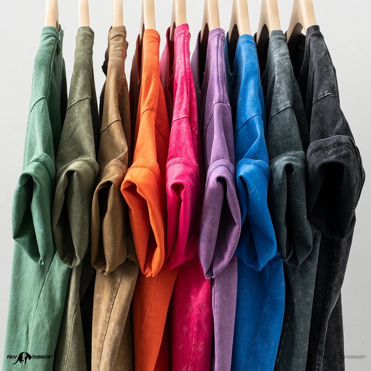 ExtFine-America-Retro-Vintage-T-Shirt-Mineral-Wash-T-shirts-Men ...