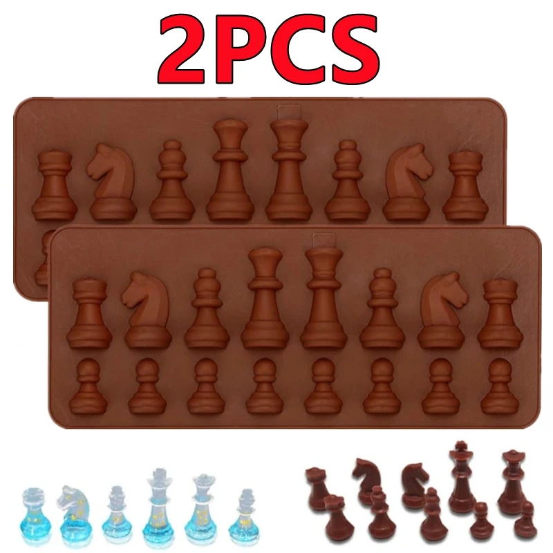 2-1Pc-DIY-Cake-Mold-Chess-Shaped-Chocolate-Molds-Ice-Cube-Mould-Baking ...