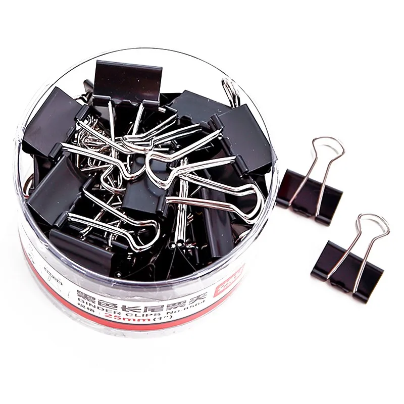 Binder-Clips-Metal-Fold-Back-Clips-Small-Paper-Clip-Clamp-Office-Clip ...