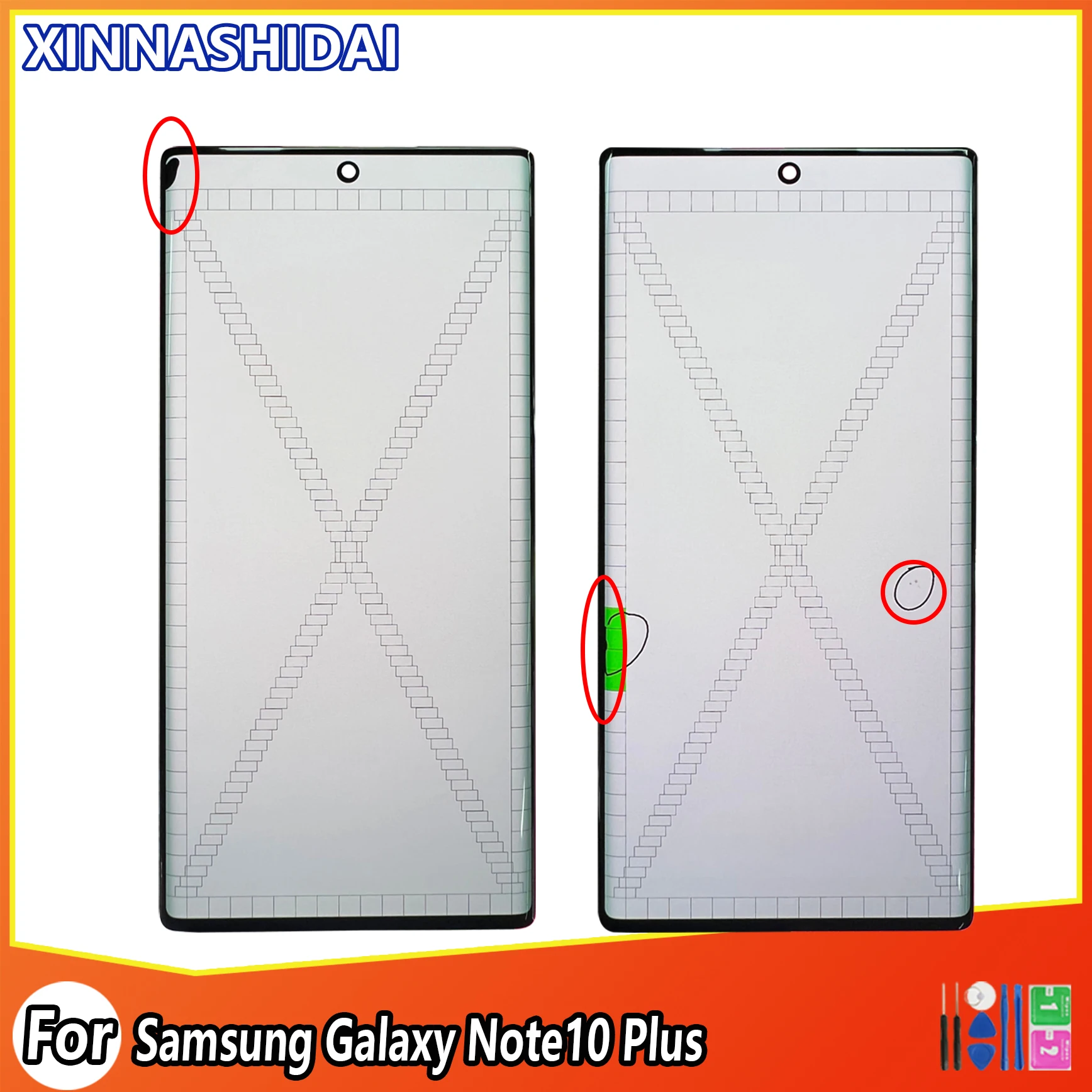 Pantalla Lcd táctil para Samsung Galaxy Note 10 Plus, montaje de ...