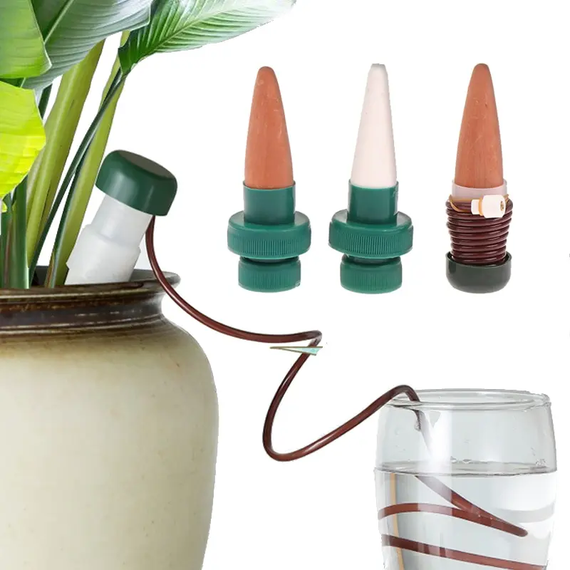 3pcs-Ceramic-Self-Watering-Spikes-Automatic-Plant-Drip-Irrigation-Water ...