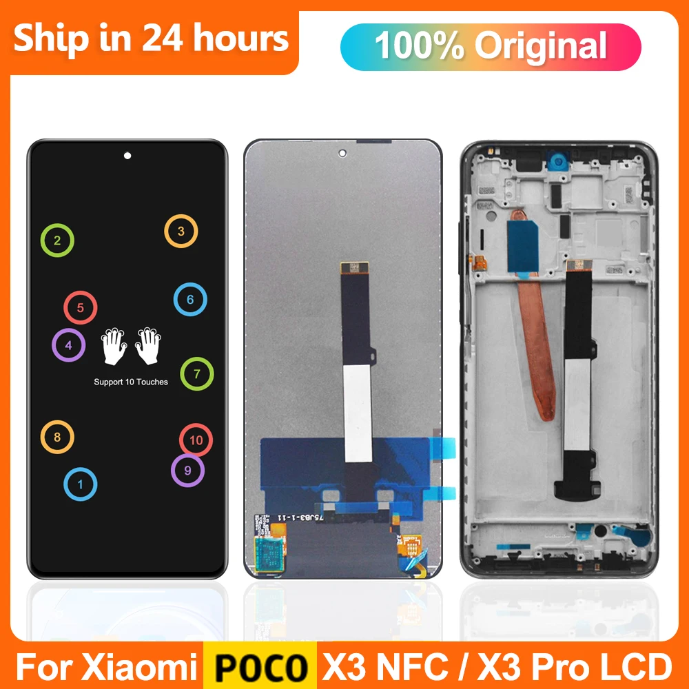 6-67-tested-Lcd-For-Xiaomi-Poco-X3-Pro-LCD-Display-Touch-Screen ...