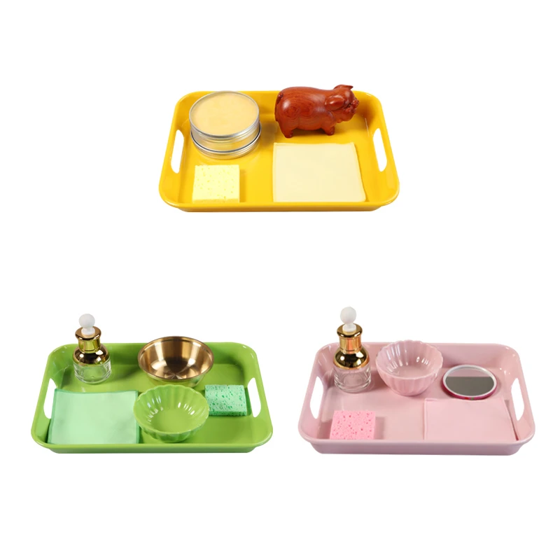 Montessori Practical Life Materials Glass/ Wood/ Metal Polish Working ...