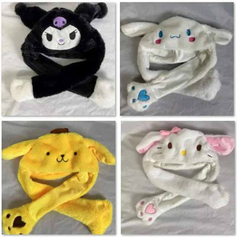 Cinnamoroll-Hellokitty-Sanrio-Kawaii-Kuromi-New-Princess-Hat-Soft-and ...