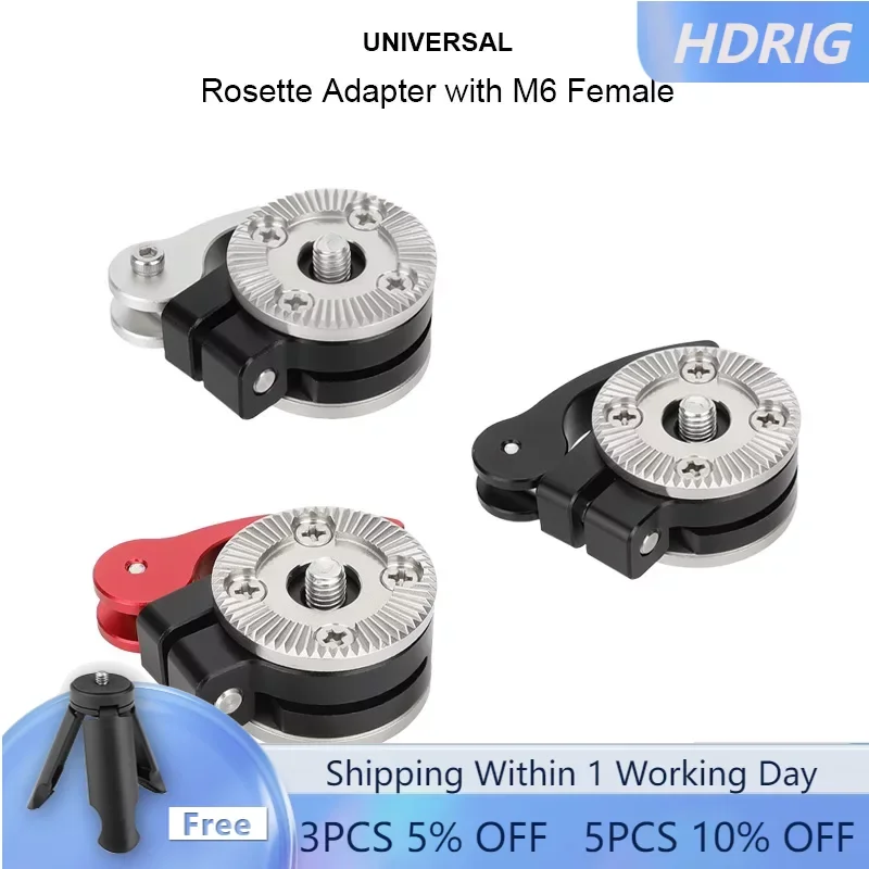 HDRIG-Camera-Quick-Adjust-ARRI-Rosette-Adapter-with-M6-Female-and-Male ...