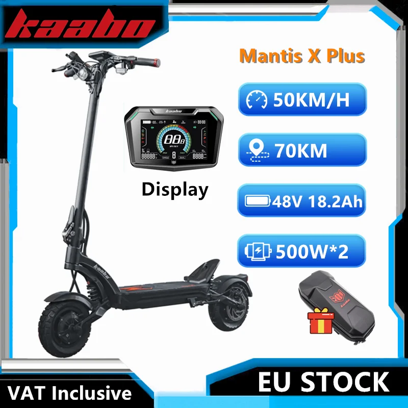 Kaabo-Mantis-X-Plus-Newest-Electric-Scooter-48V-18-2Ah-Mid-Mounted ...