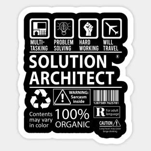 Solution Architect Shirt Multitasking Certified Job Gift Item Tee 5PCS ...