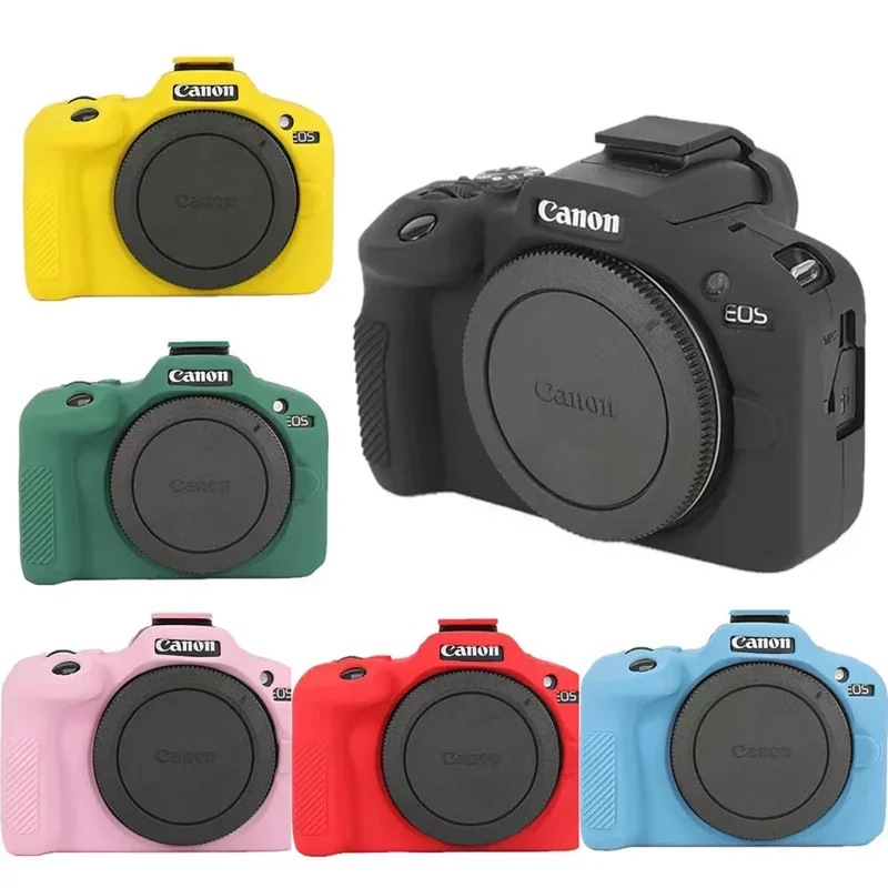 Silicone-Armor-Skin-Case-For-Canon-EOS-R100-Mirrorless-Cameras-Only-New ...