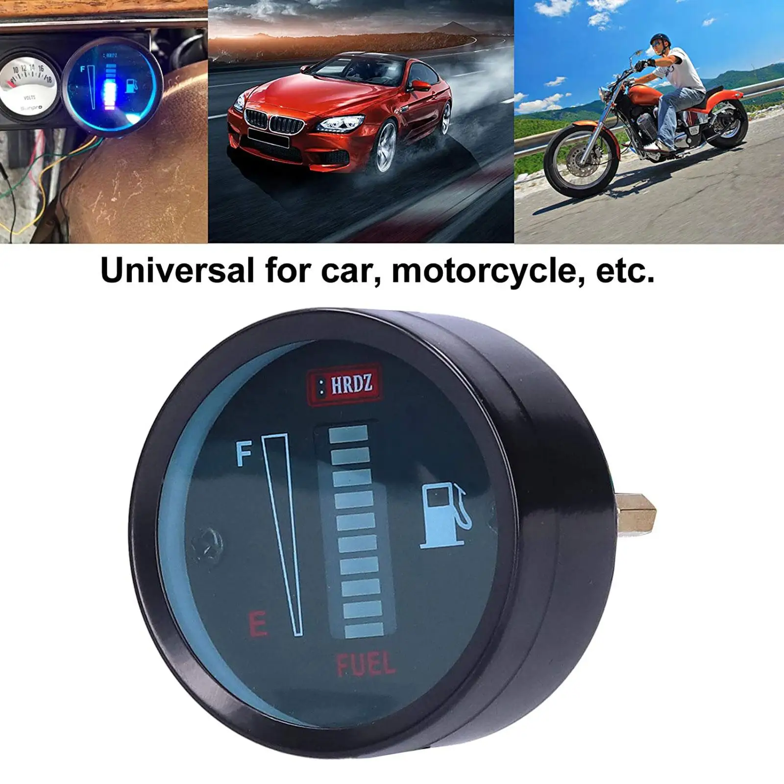 2-52mm-12V-24V-Fuel-Level-Gauge-Car-Motorcycle-Universal-Benzine-Gauge ...