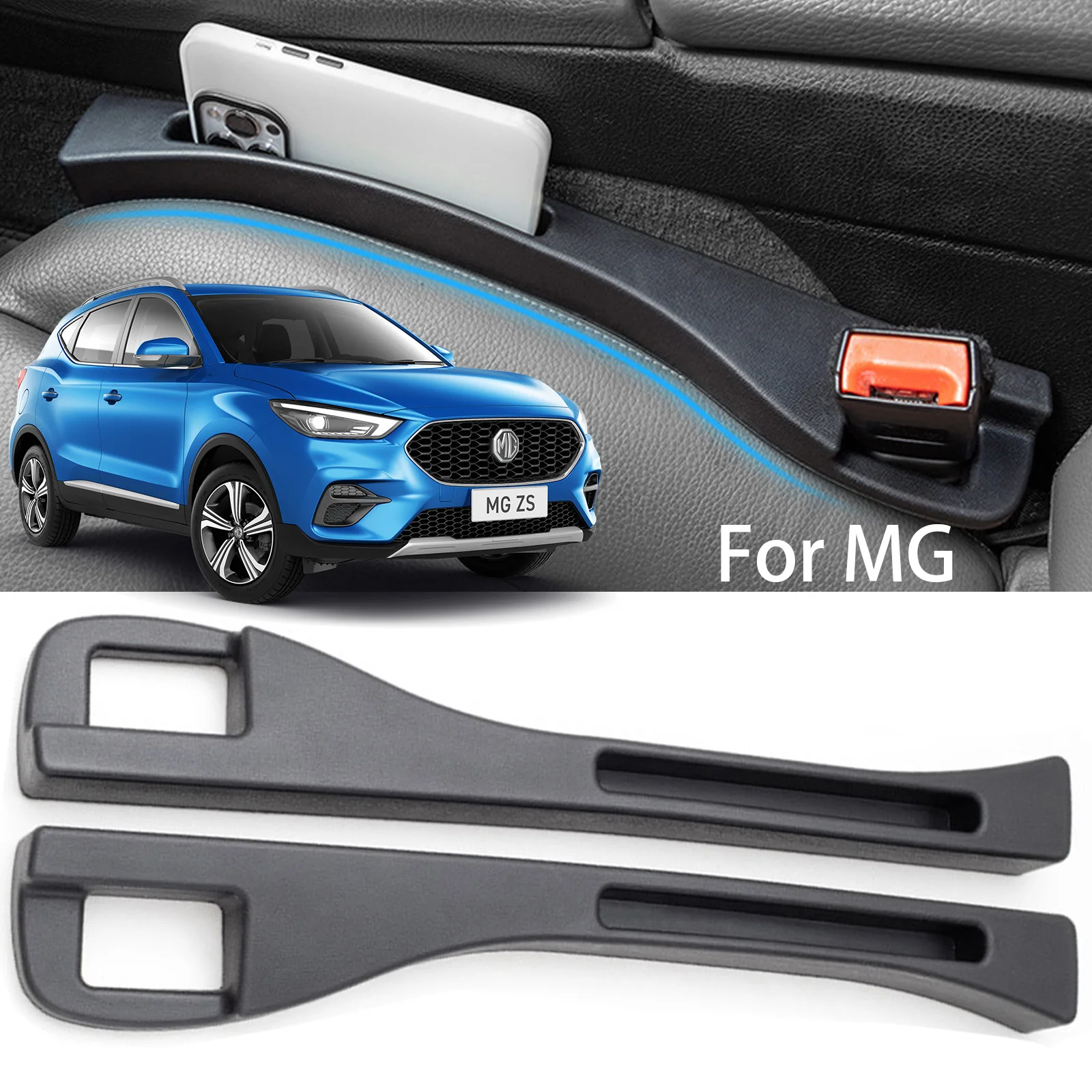 Car Seat Crevice Organizer Storage Seat Gap Filler For MG RX5 TF ZS HS ...