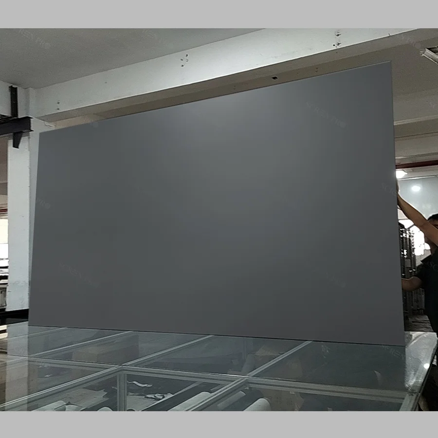 180 Inch Projector Screen 4K HD 16:9 Ambient Light Rejecting Fixed ...