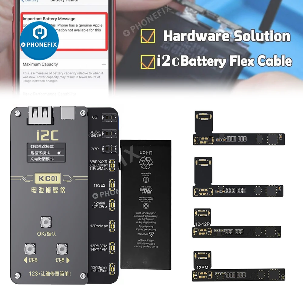 i2C-Battery-Repair-Programmer-for-iPhone-X-14-Pro-Max-Battery-Error ...