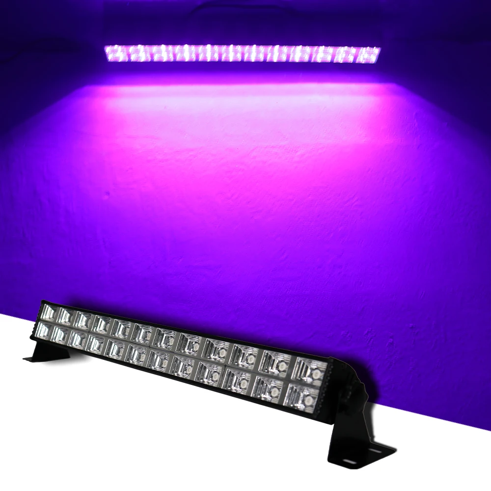 Double Row Uv Bar Light Led 24x3w Stage Light Effect 18 Leds Dj Disco ...