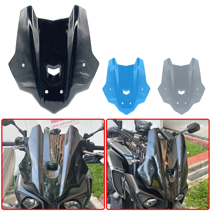 MT10 FZ10 Motorcycle Windshield WindScreen Visor Viser Front Wind ...
