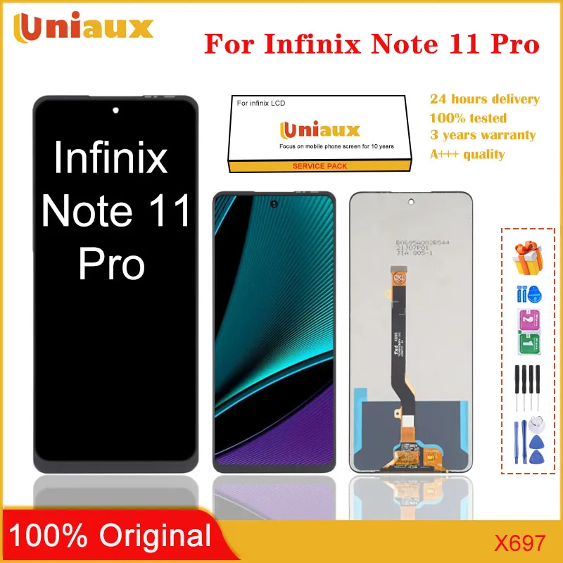 6-95-Original-For-Infinix-Note-11-Pro-X697-LCD-Screen-Touch-Panel ...
