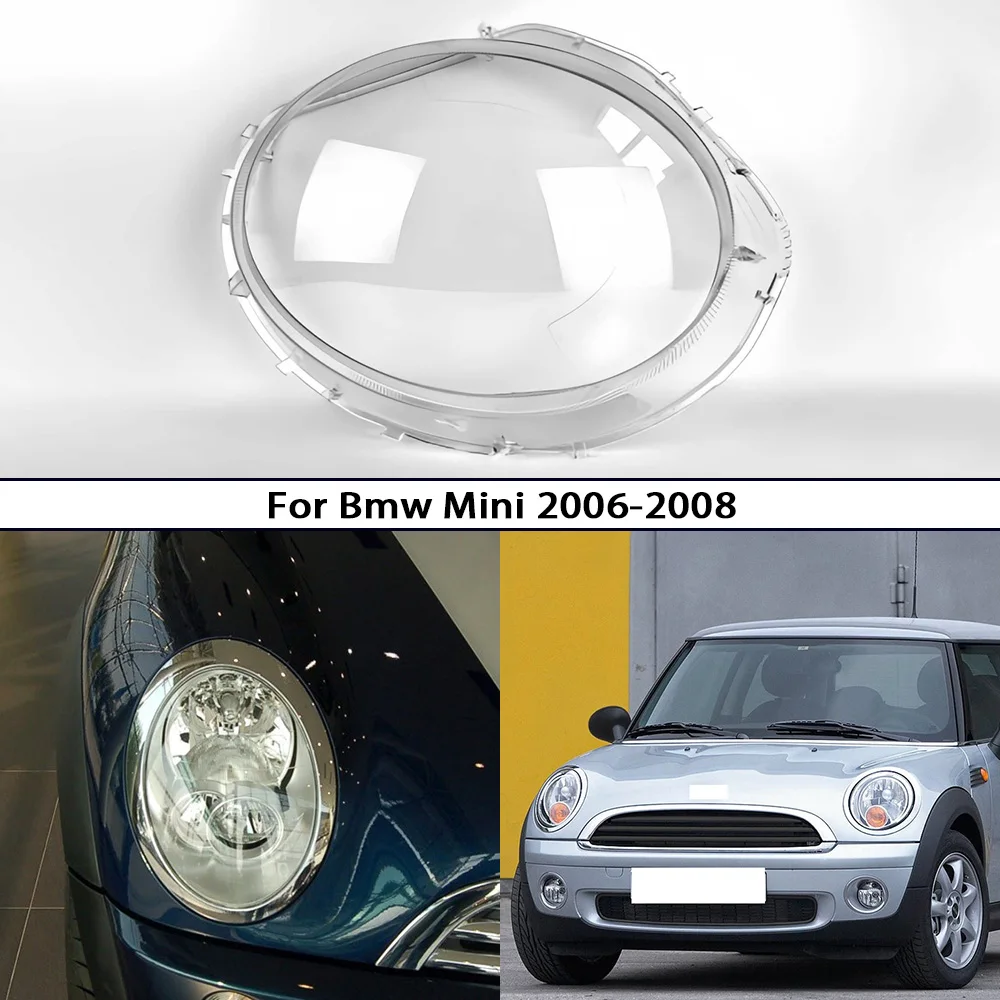 Headlight Lens Cover Transparent Lamp Shade For Bmw Mini R55 R56 2007 ...