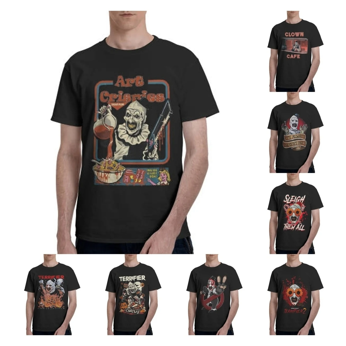Art-Crispies-T-Shirt-Men-s-Cotton-Tops-Shirts-Priting-Terrifier ...