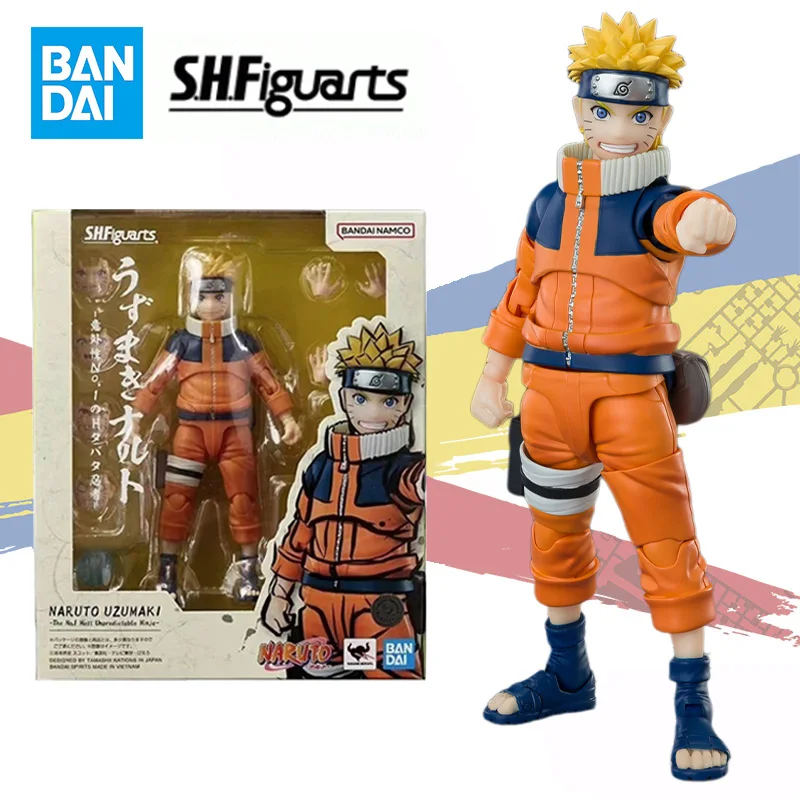 Bandai Original S.H.Figuarts SHF Uzumaki Naruto Anime Action Figure ...