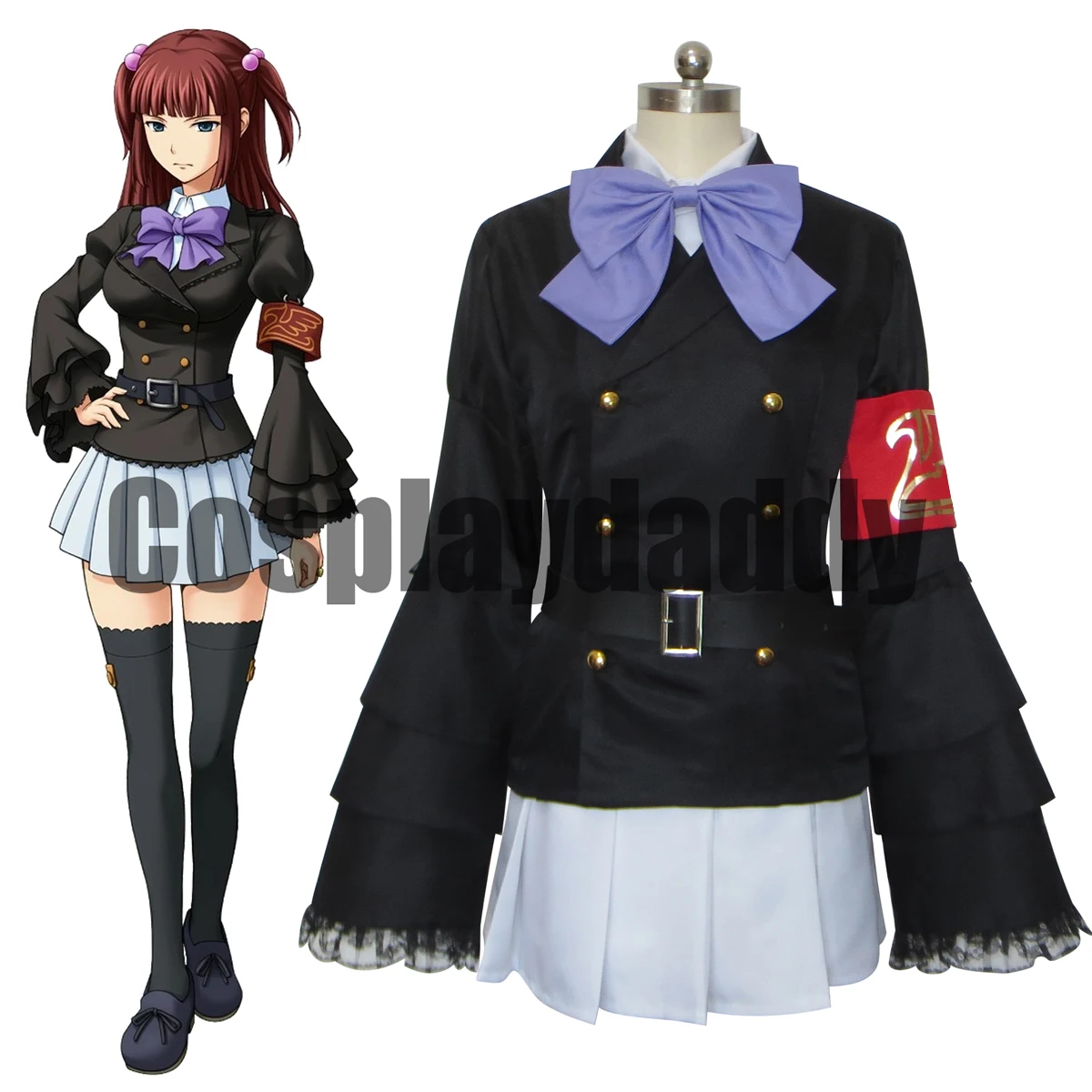 Umineko When They Cry Umineko no Naku Koro ni Ange Ushiromiya Cosplay ...
