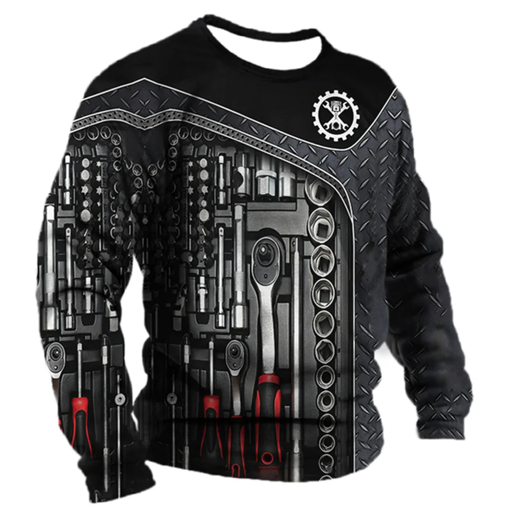 Vintage-Men-s-Long-Sleeves-T-shirt-Mechanic-Pattern-3D-printing-Men-s ...