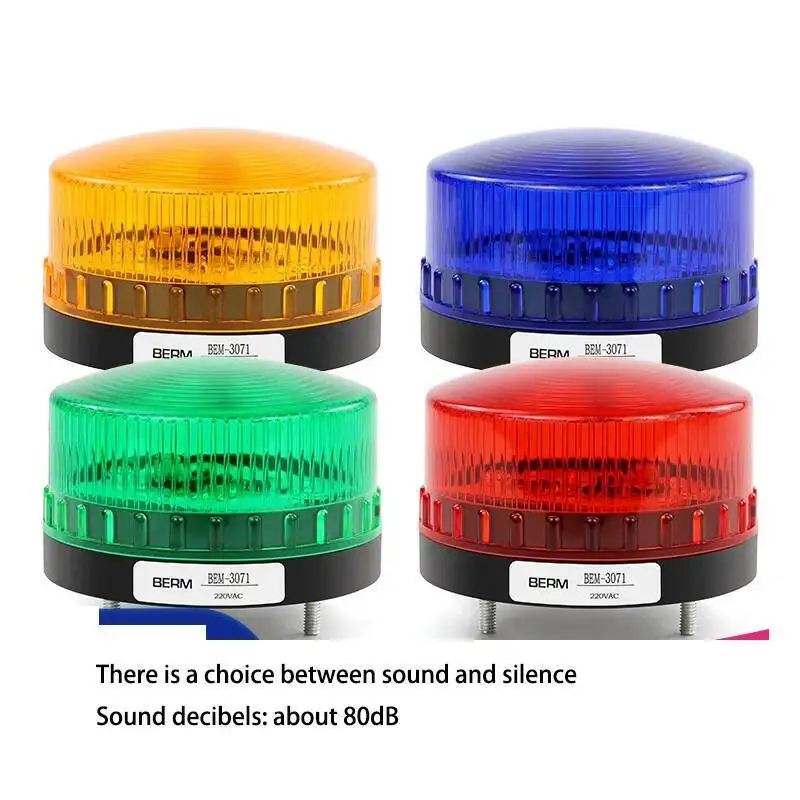 Small Alarm Strobe Signal Light LED BEM-3071J Waterproof Flashing ...