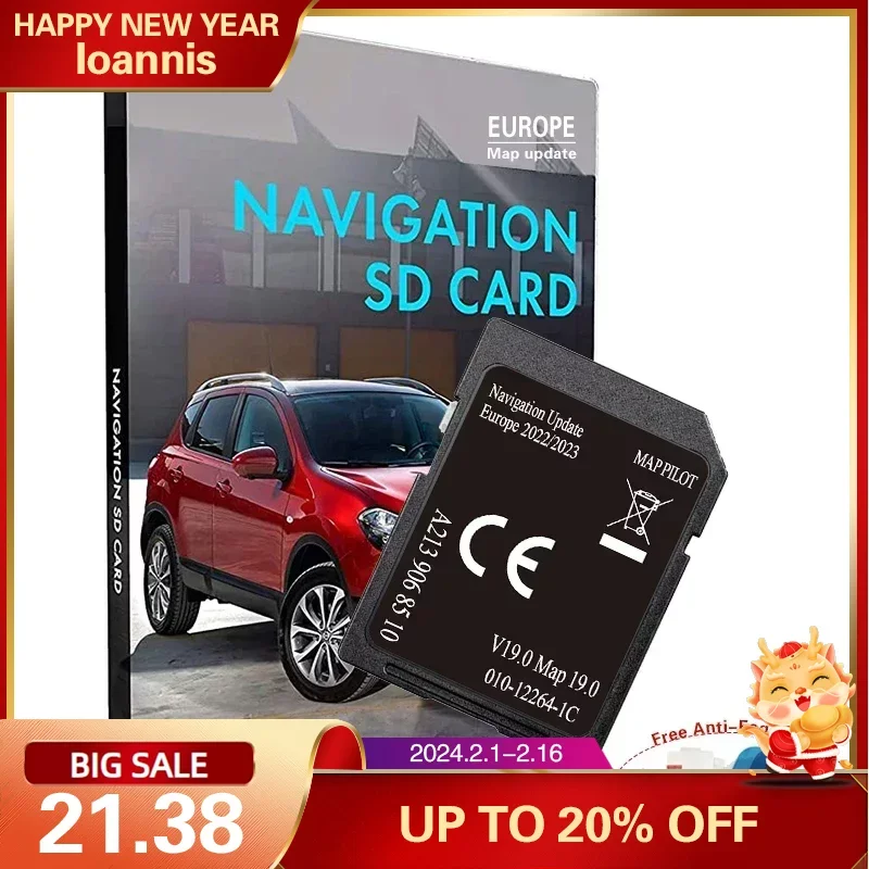2022-V19-Latest-Map-Sat-Nav-SD-Card-A213-Navigation-Europe-for-Mercedes ...