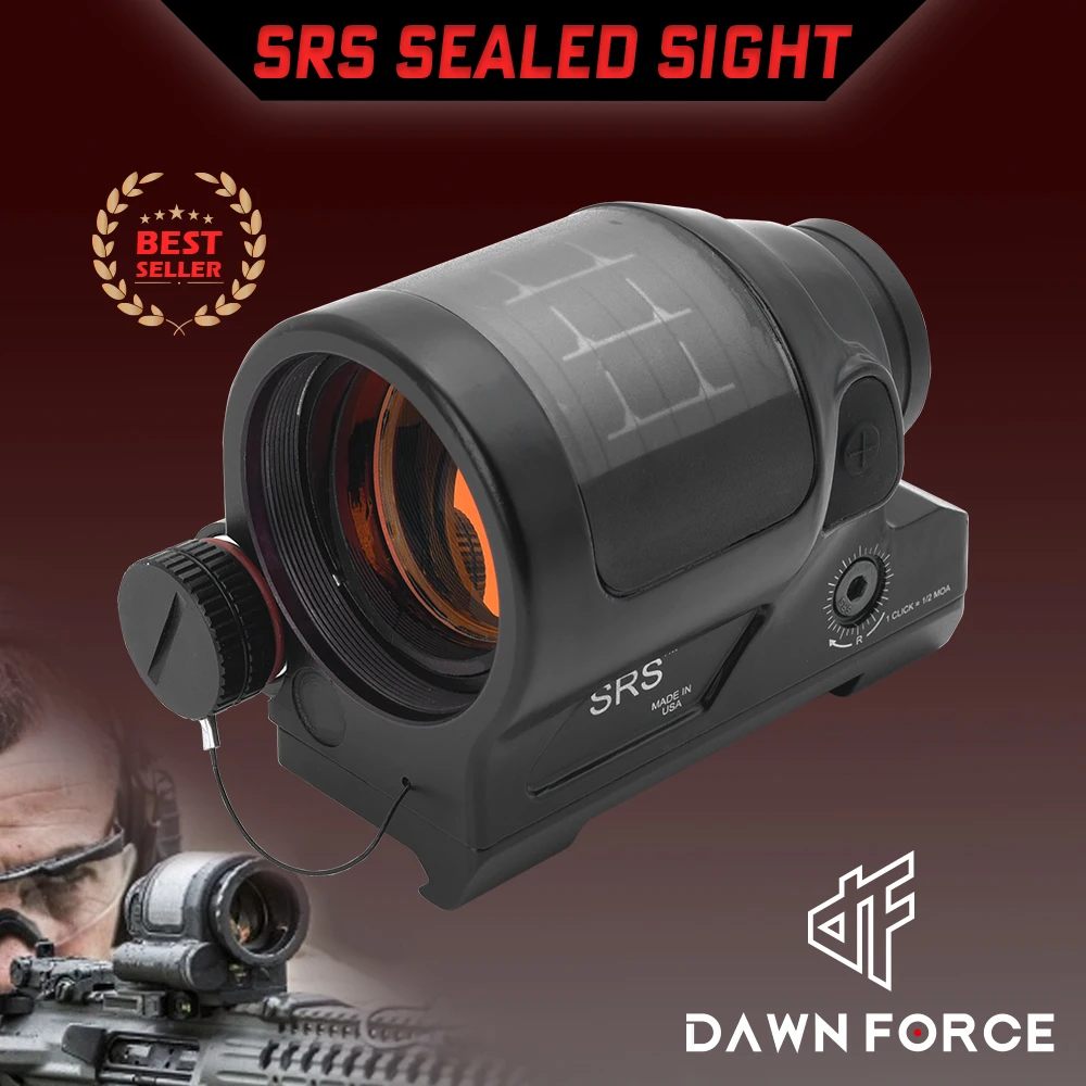 SRS Hunting Solar Power Reflex Sight 1X38 Red Dot Sight Scope With QD ...