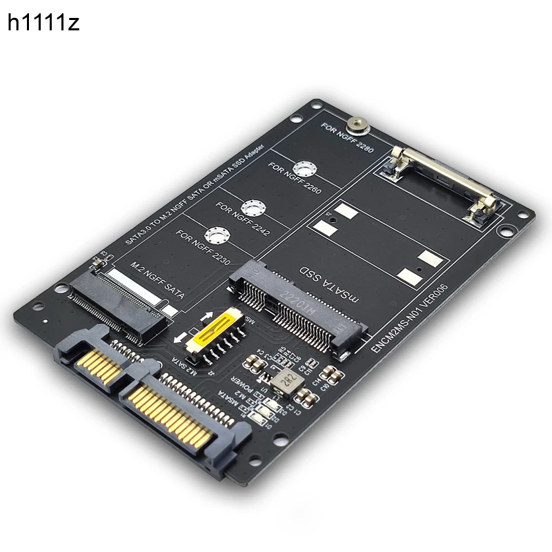 Adaptador SSD M2 mSATA, convertidor M.2 a SATA 3,0, 6Gb, elevador M2 a SATA, placa de 2,5 ...