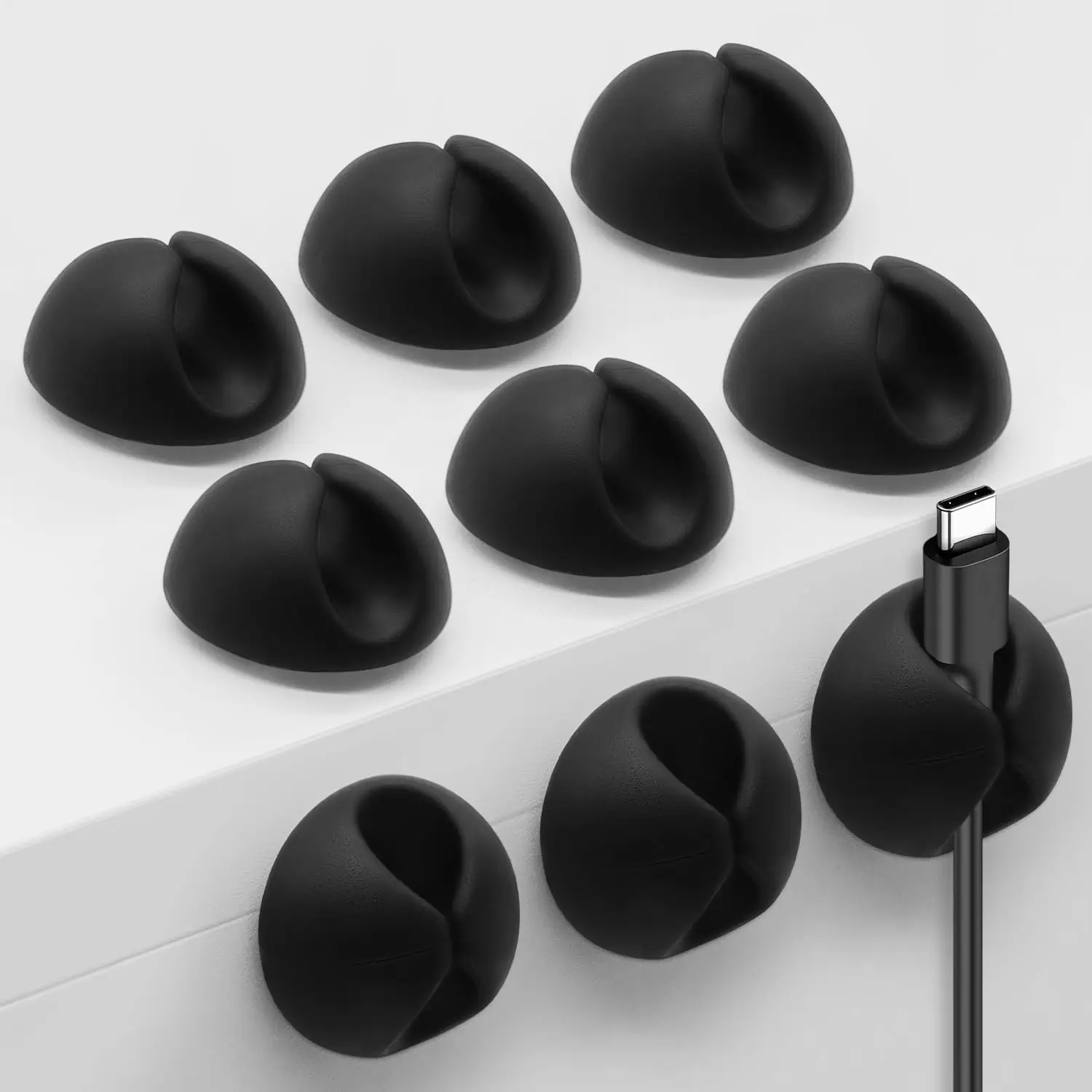 Cable Clips Cord Holder Adhesive Cord Clips Wire Holder for Cable ...