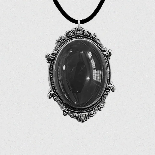 Gothic Vampire Cameo Necklace For Women Man Mysterious Witch Jewelry ...