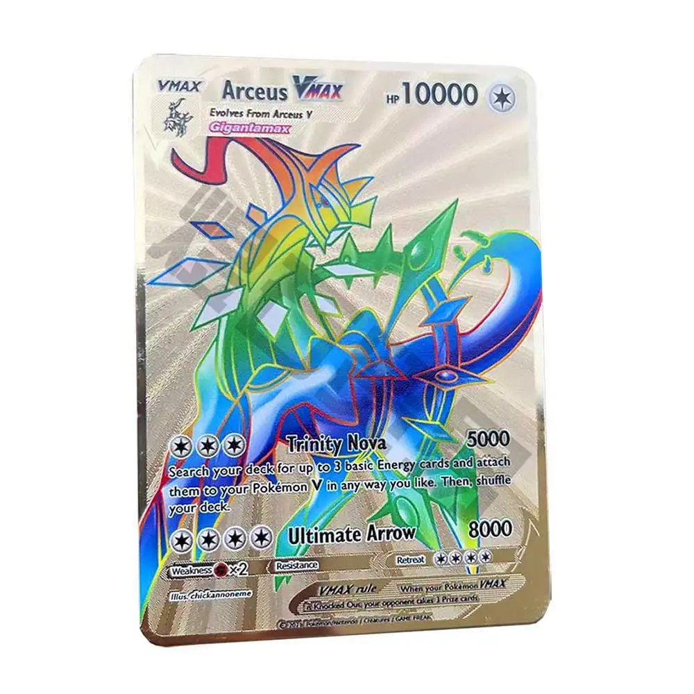 Rainbow Mew Vmax 10000 Hp Cartes Pokemon Dor es Arceus En Anglais Rainbow Mew Vmax 10000 Hp Cartes Pokemon Dor es Arceus En Anglais