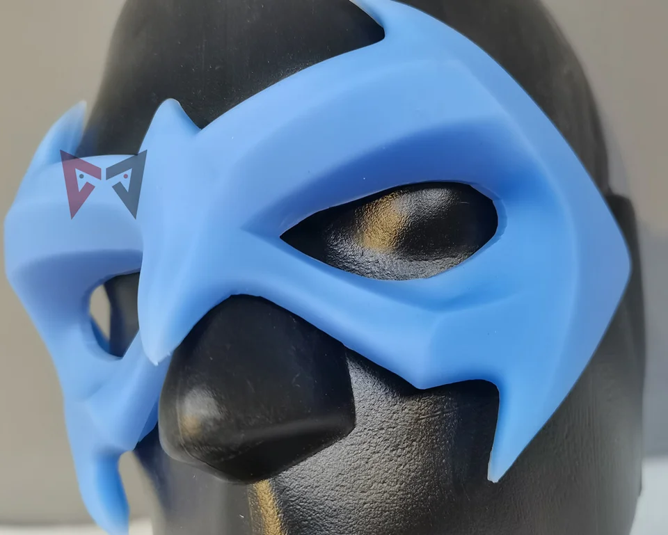 Nightwing Mask Replica I Made A Helmet With The Hair Still There For