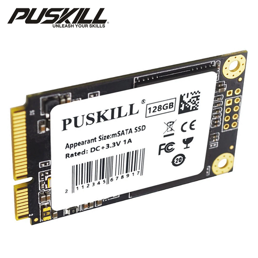 PUSKILL mSATA SSD 512GB 256GB HDD Internal 1TB 128GB 64GB Solid State ...