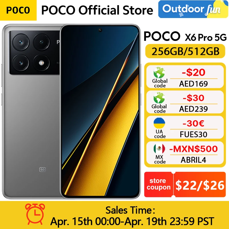 POCO-tel-fono-inteligente-X6-Pro-5G-versi-n-Global-Dimensity-8300-Ultra ...