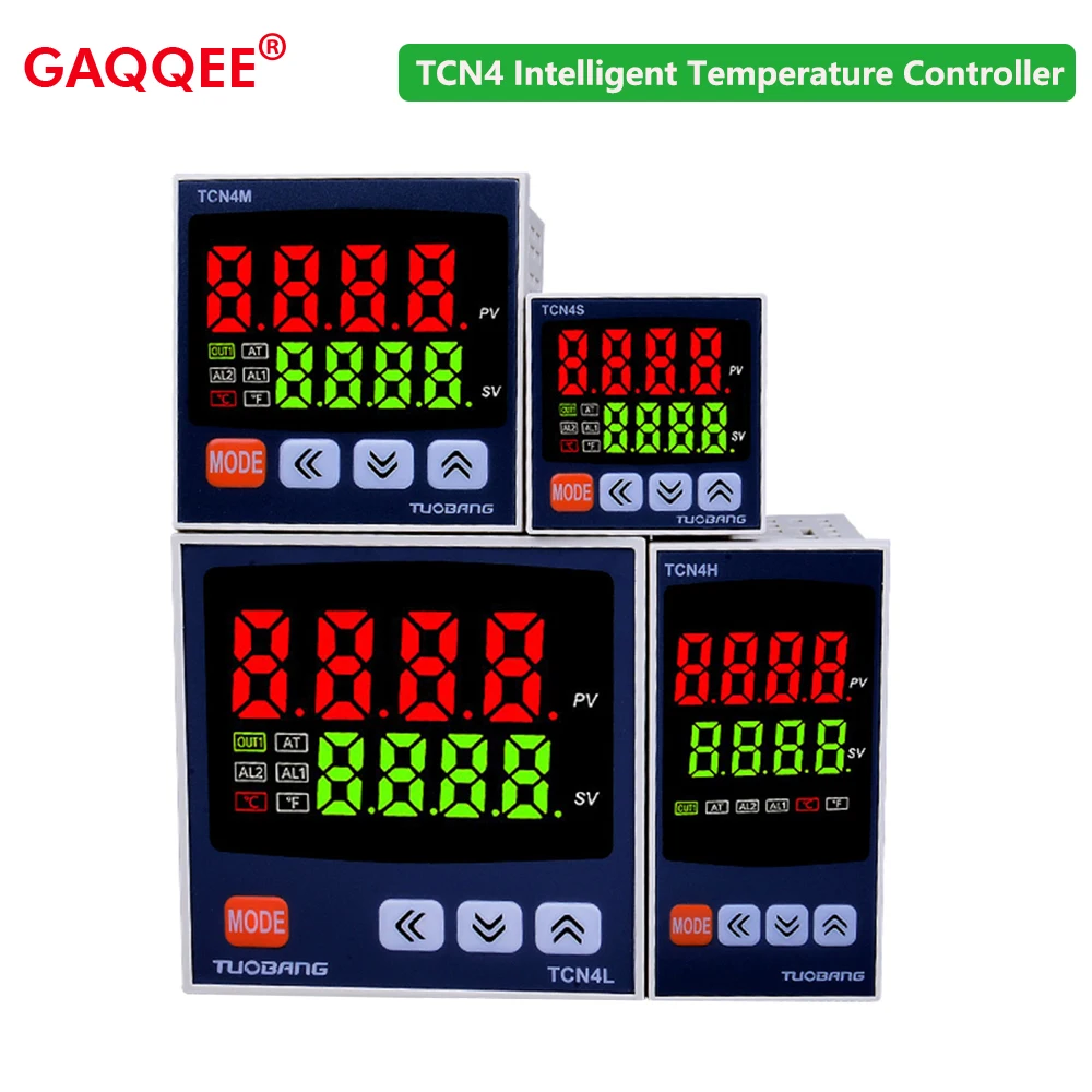 TCN4S-Digital-Intelligent-Temperature-Controller-AC100-240V-PID-Thermostat-Adjustable-Switch ...