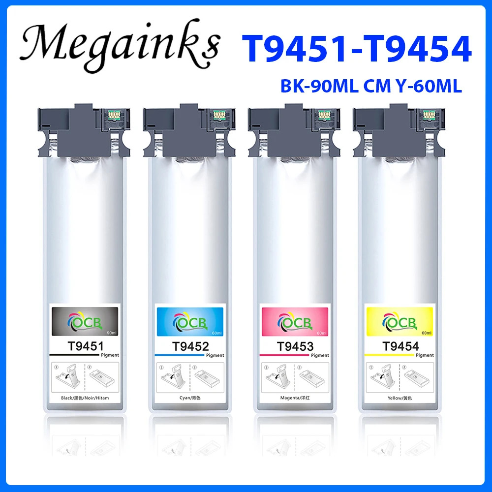 Pigment-ink-T9451-T9452-T9453-T9454-Cartridge-for-Epson-WorkForce-C5210 ...