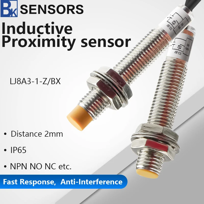 M8 Inductive sensor for Metal LJ8A3-2-Z/BX/BY/EZ/EX LJ8A3 Series ...