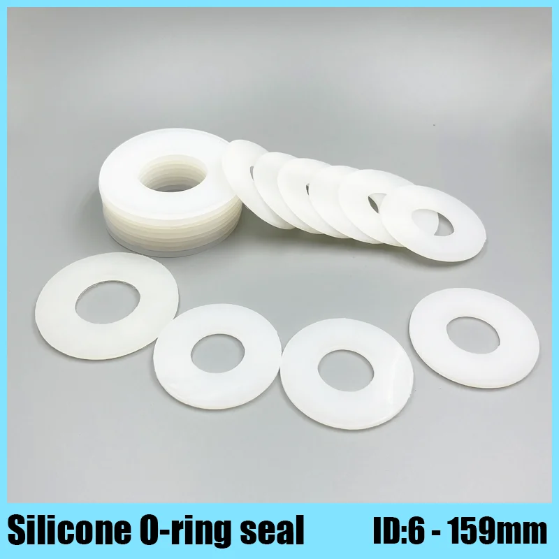 Joint-torique-en-silicone-blanc-tanche-joint-plat-silicone-souple ...