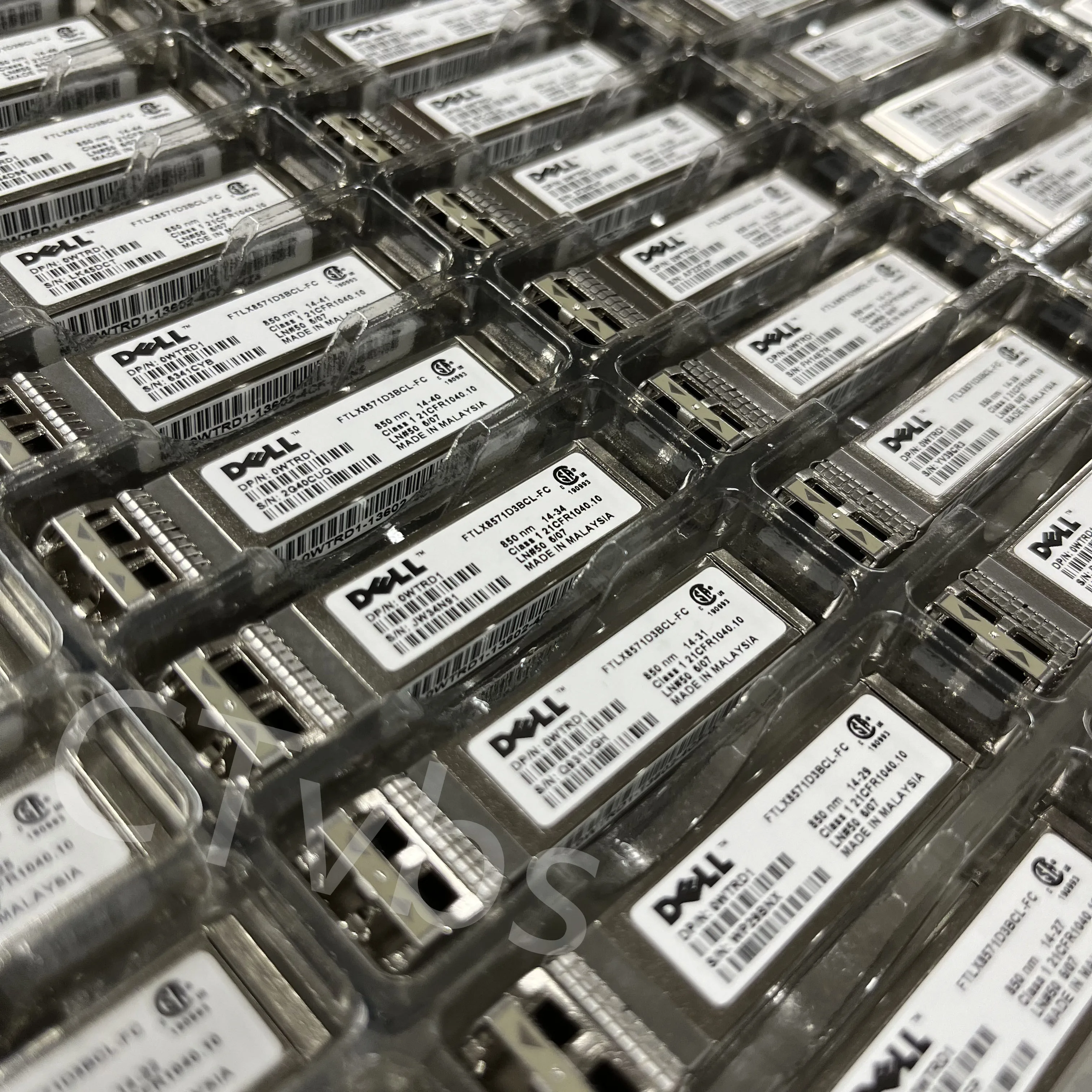 DELL-0WTRD1-SFP-10G-SR-FTLX8574D3BCL-FC-850nm-Fiber-optik-al-c-verici ...