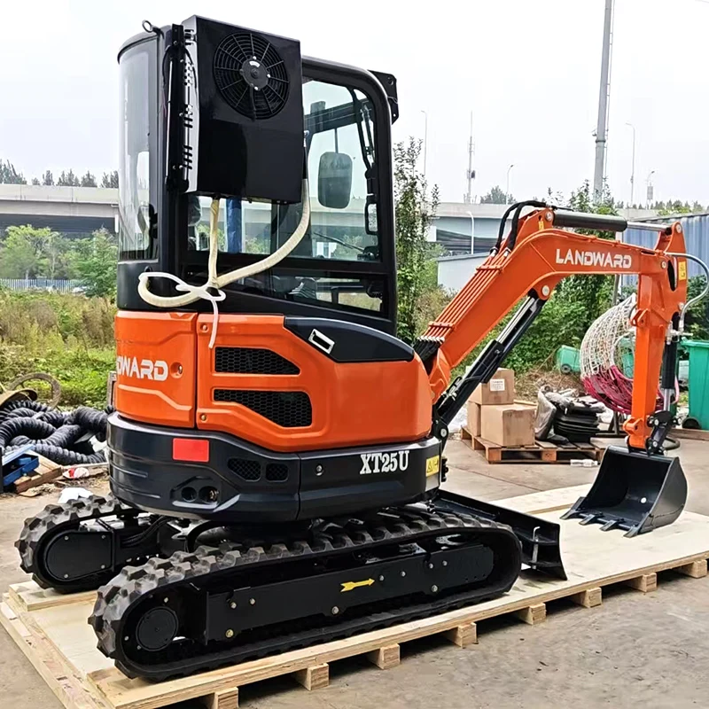 China hot selling excavators 2.5 tons mini excavator XT25U Euro5 ...
