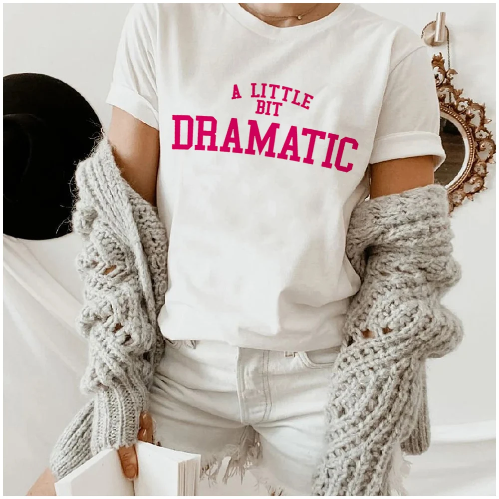 A little bit Dramatic Mean Girls Grunge t shirt women - AliExpress ...