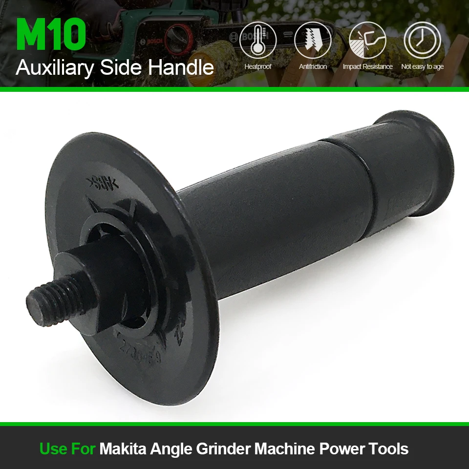 M10-Auxiliary-Side-Handle-Black-Thread-10mm-Replace-For-Makita-Angle ...